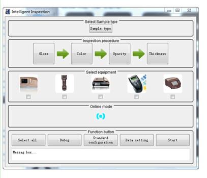 Quality Customization Intelligent Robotic Colorimeter Online Inspection System for sale