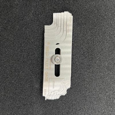 China Measure Undercut Depth Cam Type Fillet Weld Gauge Huatec Series Taper Stainless Steel 7 Pcs Per Kit for sale