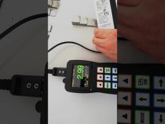 A-Scan Snapshot Ultrasonic Plastic Film Wall Thickness Gauge