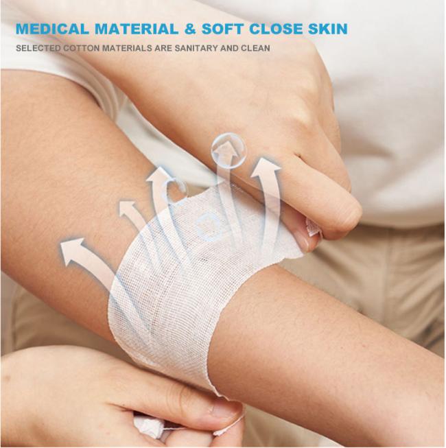 Personal care OEM Size Bleached Elastic gauze bandage medical Bandage