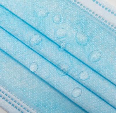 China Polypropyleenwegwerpproduct 3 van het het Gezichtsmasker van Vouwmeltblown de Filter Materiële Chirurgische Bfe 95 Te koop