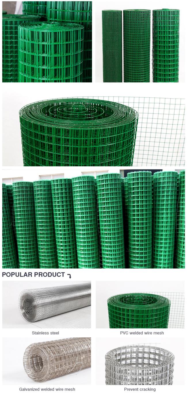 Factory supply pvc coated& Galvanized welded wire mesh fence panels malla cerco