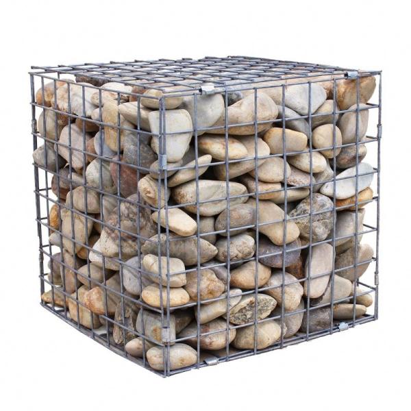 Quality Galfan Coated Alloy Galvanized Wire Gabion Mesh Basket Cage for sale