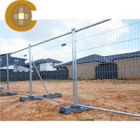 Quality Galvanized Temporary Construction Site Fence Panel For Pedestrian Separation for sale