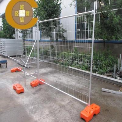 China Galvanized Temporary Construction Site Fence Panel For Pedestrian Separation for sale