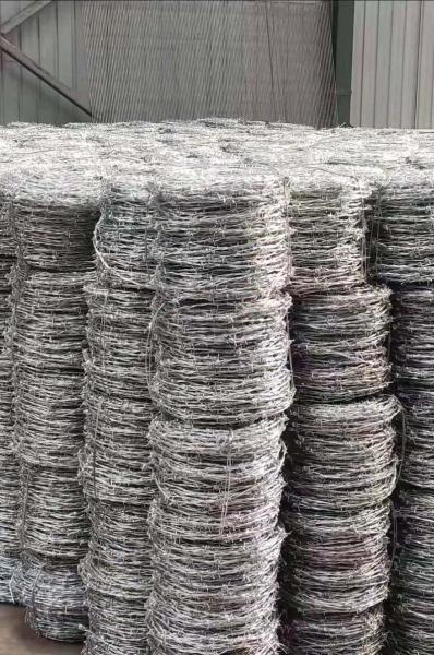 Quality Galvanized Low Carbon Tensile Steel Barbed Wire For Perimeter Protection for sale