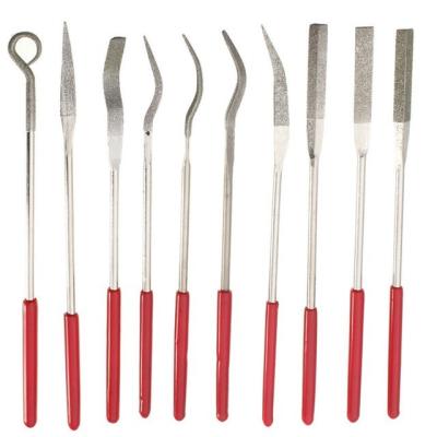 China 5 x 180 mm Diamond shaped needle file set for sale