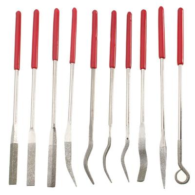 China 4 x 160 mm Diamond shaped needle file set for sale