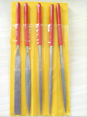 China Red Shank Electroplated Diamond Needle File for sale