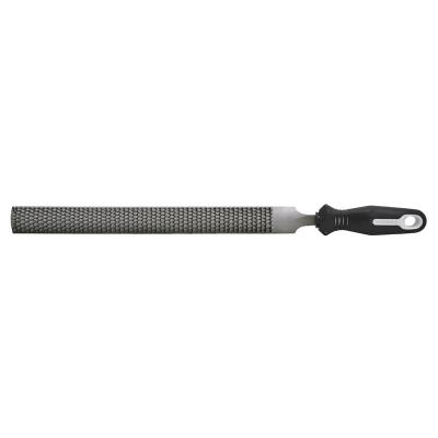 China high quality woodworking tool 6''-12'' half round wood rasp file with grip handle for sale