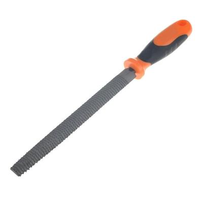 China Half Round Wood Rasp, Rubber Grip Handle for sale
