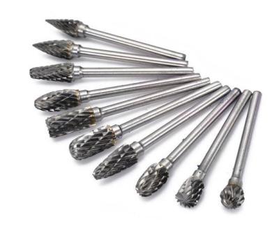 China New design solid carbide burrs tungsten carbide grinding bit metal cutting bur for sale