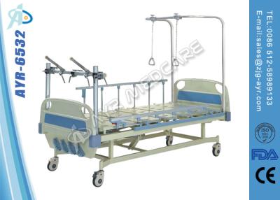 China Adjustable Collapsible Orthopaedics Manual Hospital Bed With Separated Leg for sale