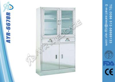 China Multi Functions Hospital Bed Accessories Instrument Cabinet , Medicine Cabinet for sale