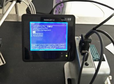 China Nanojet II blue HP Thermal Ink jet Printer 200m/s USB/RS232 for board printing 12.7mm for sale