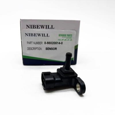 China 8-98020514-0 Turbo Boost Pressure Sensor For 4HK1 6UZ1 VC46 for sale