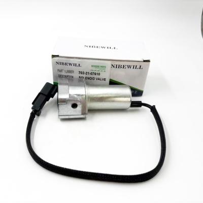China 702-21-07610 Premium Solenoid Valve PC130-8 PC300-8 Excavator Spare Parts for sale
