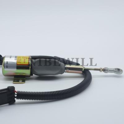 China Stop Solenoid Valve 504017345 12V / 24V for Heavy Duty Engine in Excavator Electrical Parts for sale