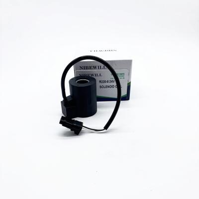 China R220-5 R210-3 excavator oil stop and flameout solenoid valve for sale