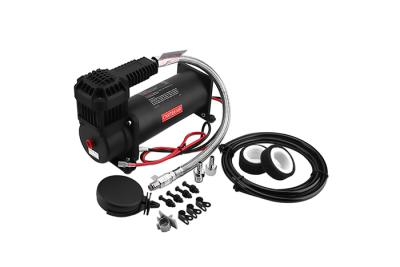 China 12V X444 Heavy Duty Portable Air Compressor with Emergency Light Piston Design for sale