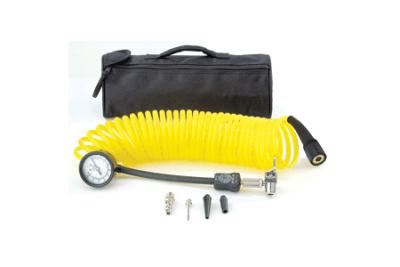 China 5-in-1 Inflation Deflation Air Pipe Group PU Air Pipe 100 PSI Gauge Kit for sale