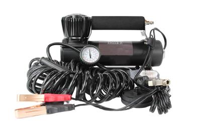 China DC-12V Heavy Duty Tire Inflator Gearless Direct Drive Motor Oil Less PTFE Piston Ring for sale