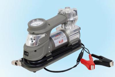China DC-12V Heavy Duty Tire Inflator Heat Dissipating Cylinder Insulated Clamps 15A Fuse for sale