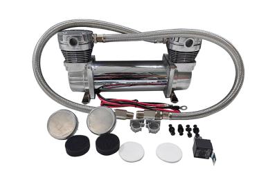 China 480C-TCC Carteeair Twin Cylinder Air Suspension Compressor High Flow Air Pump for Trucks for sale