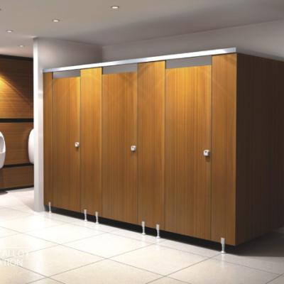 China Customizable HPL Toilet Partitions AOGAO Toilet Partition Cubicle for sale