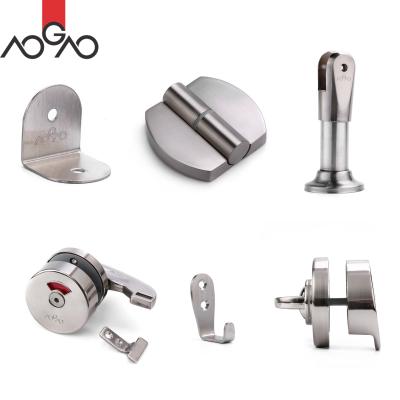 China Fire Resistant Toilet Partition Hardware Toilet Cubicle Hinges Customizable for sale