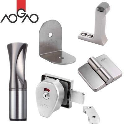 China Customized Toilet Partition Hardware Modern Style Bathroom Stall Parts for sale