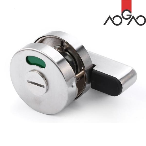 Quality Modern HPL Toilet Partition Hardware AOGAO Stainless Steel Toilet Cubicle Fittings for sale
