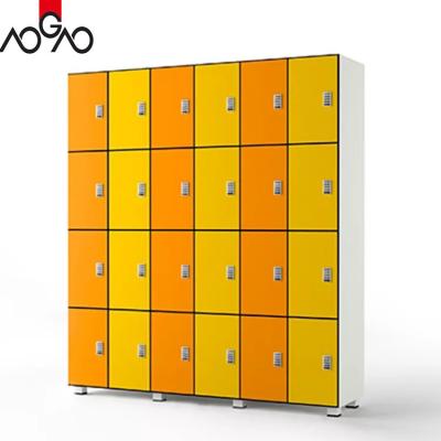 China HPL Multi Layer Combination Metal Gym Lockers With Digital Lock for sale