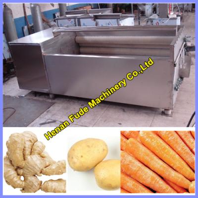 China ginger cleaning and peeling machine for sale