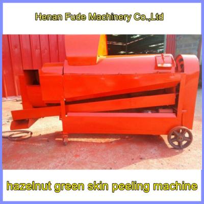 China Hazelnut green skin peeling machine for sale