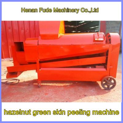 China Hazelnut green skin peeling machine for sale