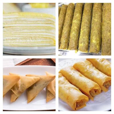 China samosa wrapper making machine, spring roll wrapper machine for sale