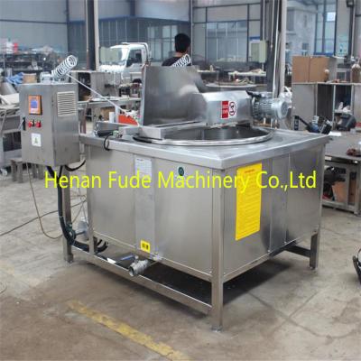 China soybean fryer, peanut oil roaster, broad bean frying machine, beans fryer for sale