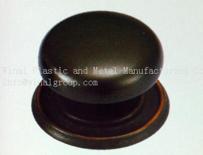 China Knob head diameter38XH27,bottom dia43xH5,zinc alloy,iron,size & finish can be customized. for sale