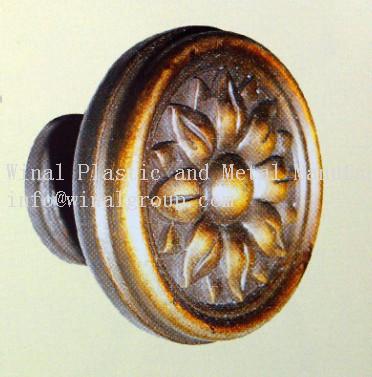 China Diameter 41*H23,antique carve cabinet knob,,zinc alloy,iron,size & finish as per request. for sale