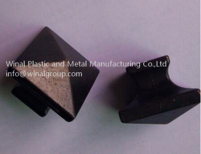China Square cupboard knob,pulling head,zinc alloy,iron alloy,size and finish can be customized. for sale