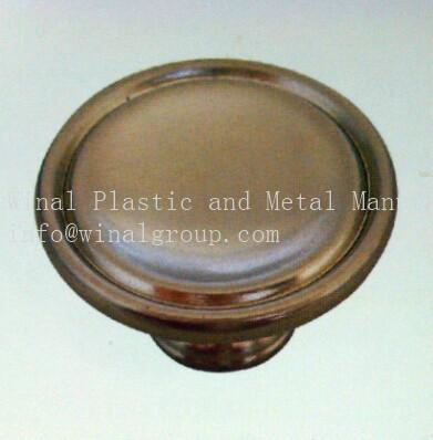 China Round elegance wardrobe knob,diameter29*H17,zinc alloy,iron alloy,OEM size and finish. for sale