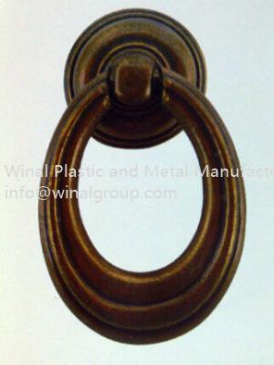 China Oval shaped pull ring drawer handle,L64mm*W47mm,high quality,size & finish can be OEM for sale