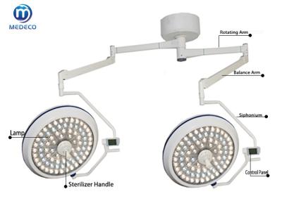 China Medical LED Double Ceiling Mounted Operating Shadowless Lamp Surgical Medical Light for sale