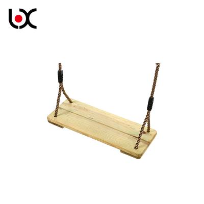 China Customize detachable single hanging wooden swing outdoor swing seat for sale