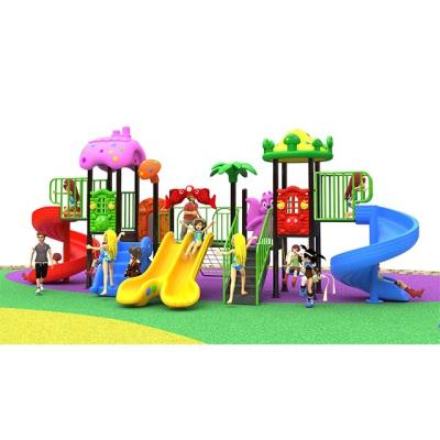 China Large New Design Eco-friendly Outdoor Playground Plastic slide kids sliding toys For Children for sale