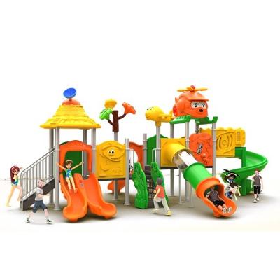 China Cost price small combined amusement park safety kindergarten outdoor playground equipment for sale