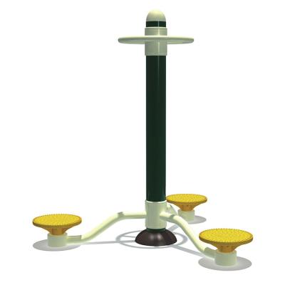 China Factory hot selling three people shaking waist outdoor fitness equipment for sale