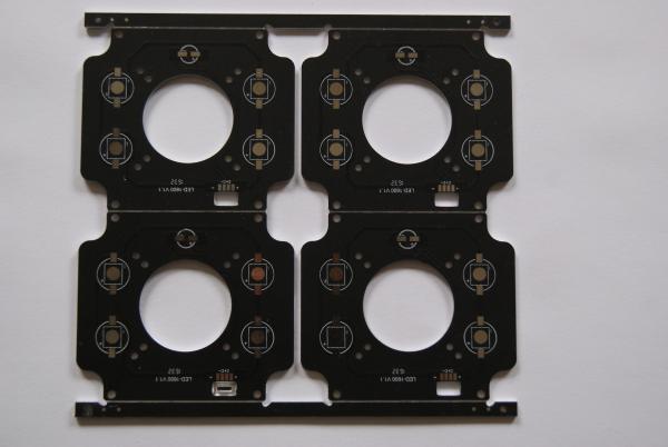 Quality Plated Ni/Au Surface Finishing 1200 MM Length Yellow Silkscreen Polytronics PCBs for sale
