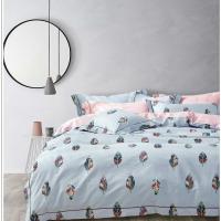 China 100% Cotton Reversible Duvet Cover Set 3pc King Size 200 Thread Count Oeko-Tex for sale